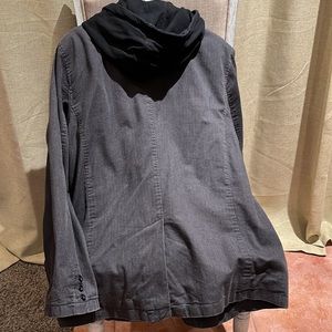 Structure | Jackets & Coats | Structure Denim Blazer With Hoodie | Poshmark